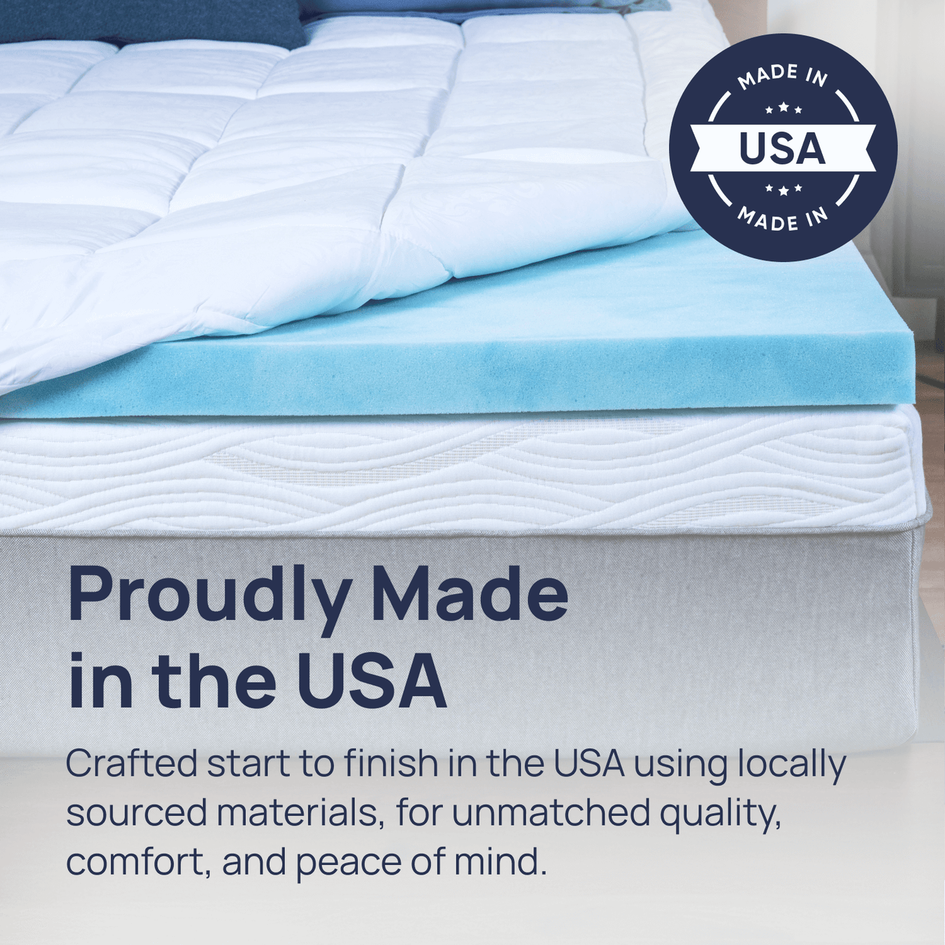 Gel Swirl Mattress Topper – Sure2Sleep